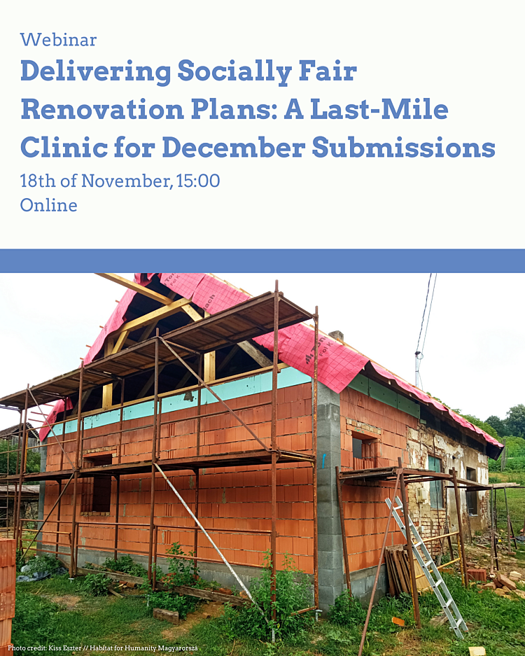 Delivering Socially Fair Renovation Plans: A Last-Mile Clinic for ...